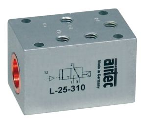 Distributeur à commande pneumatique 3/2 bistable - L-25-320