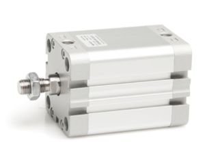 Vérin double effet compact, ISO 21287, diamètre 40 mm, tige filetée ...